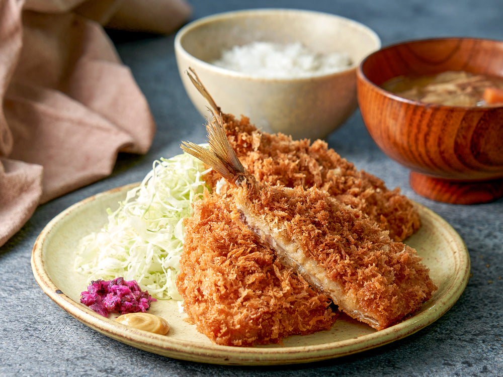 まい泉のアジフライ2枚・冷凍 要フライ調理｜まい泉cook